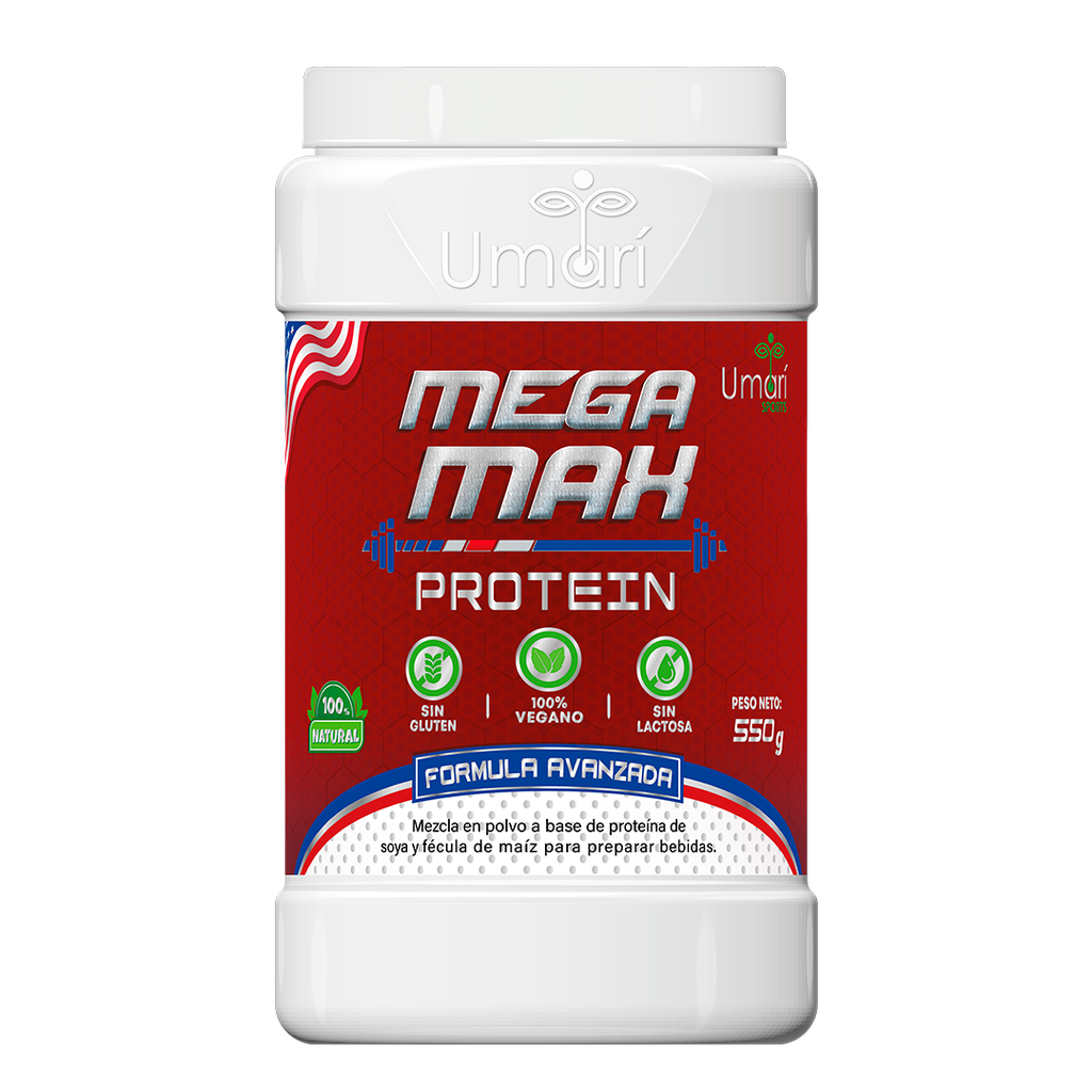 MEGA MAX PROTEIN POLVO 550G UMARI | El Arbolito